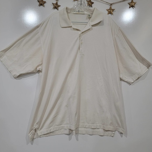 Fairway & Green | Shirts | Fairway And Greene Vintage Solid Cream Golf ...